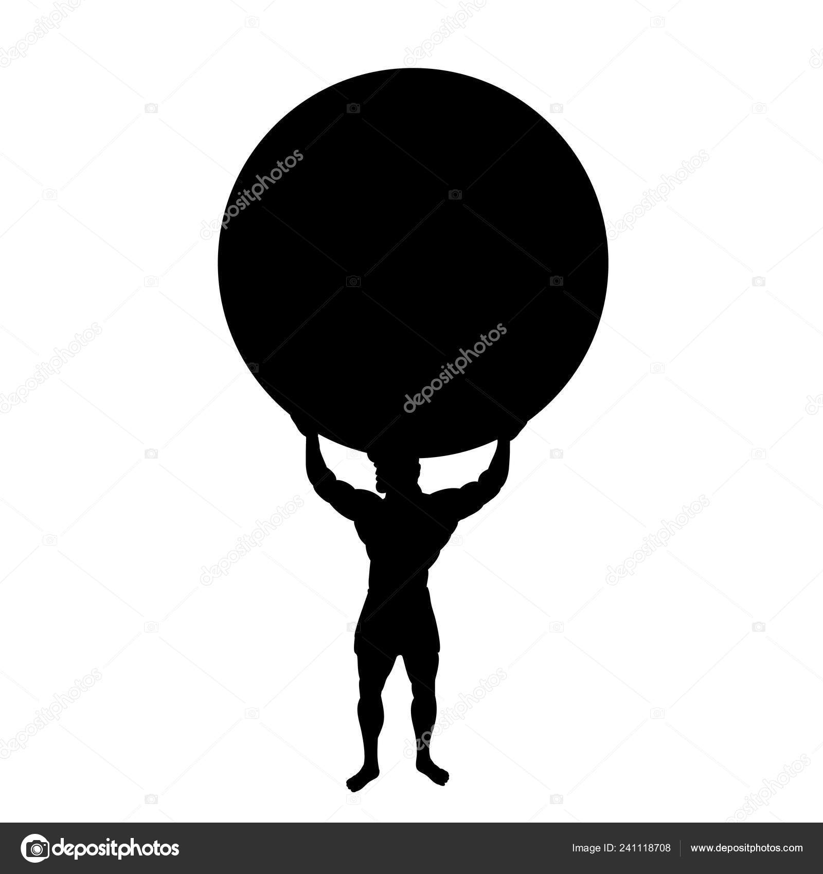 Atlas Mythology Vector