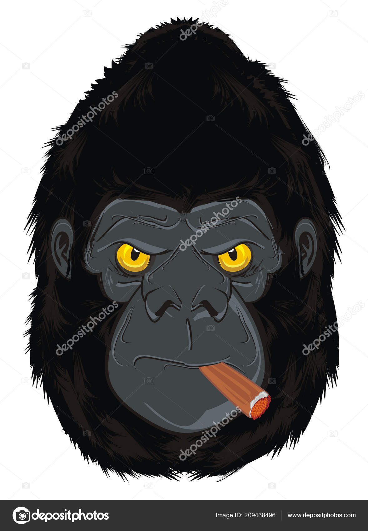 Evil Gorilla Art
