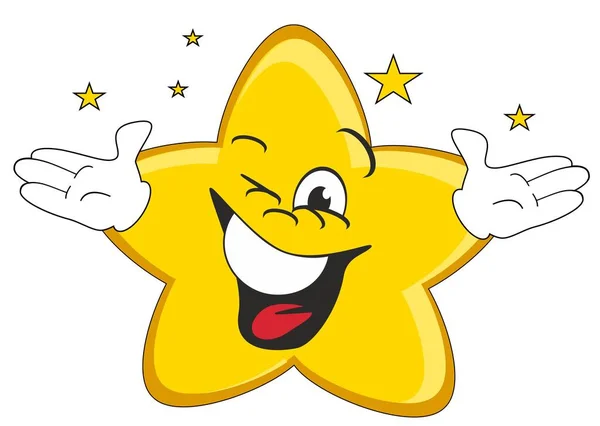 Smiling Star Clip Art
