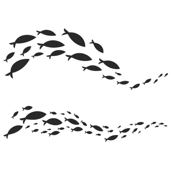 Cardumen de peces Imágenes Vectoriales, Gráfico Vectorial de Cardumen ...