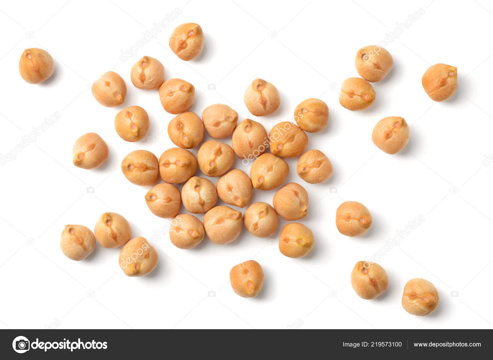 Chickpeas Isolated White Background Stock Photo by ©amylv 219573100