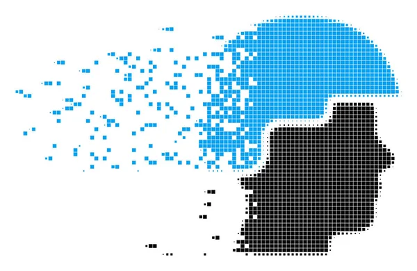 Weight Comparing Person Dissolving Pixel Icon Stock Vector by ©ahasoft ...