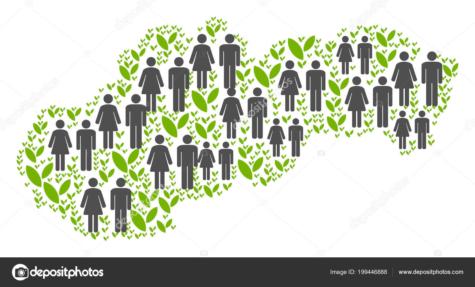 People Slovakia Map Stock Vector Image by ©ahasoft #199446888