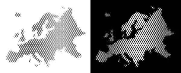 Mundo Continente Mapa Hex-Tile Mosaic Vector de stock por ©ahasoft ...