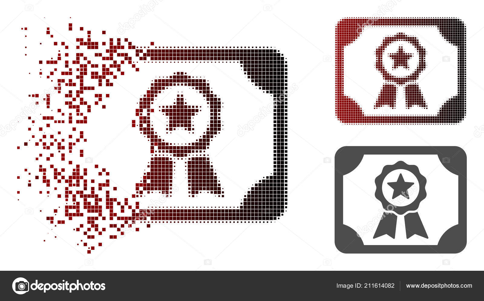 Decomposed Dot Halftone Authorize Diploma Icon — Stock Vector © ahasoft ... Decomposed Dot Halftone Authorize Diploma Icon — Stock Vector © ahasoft ...