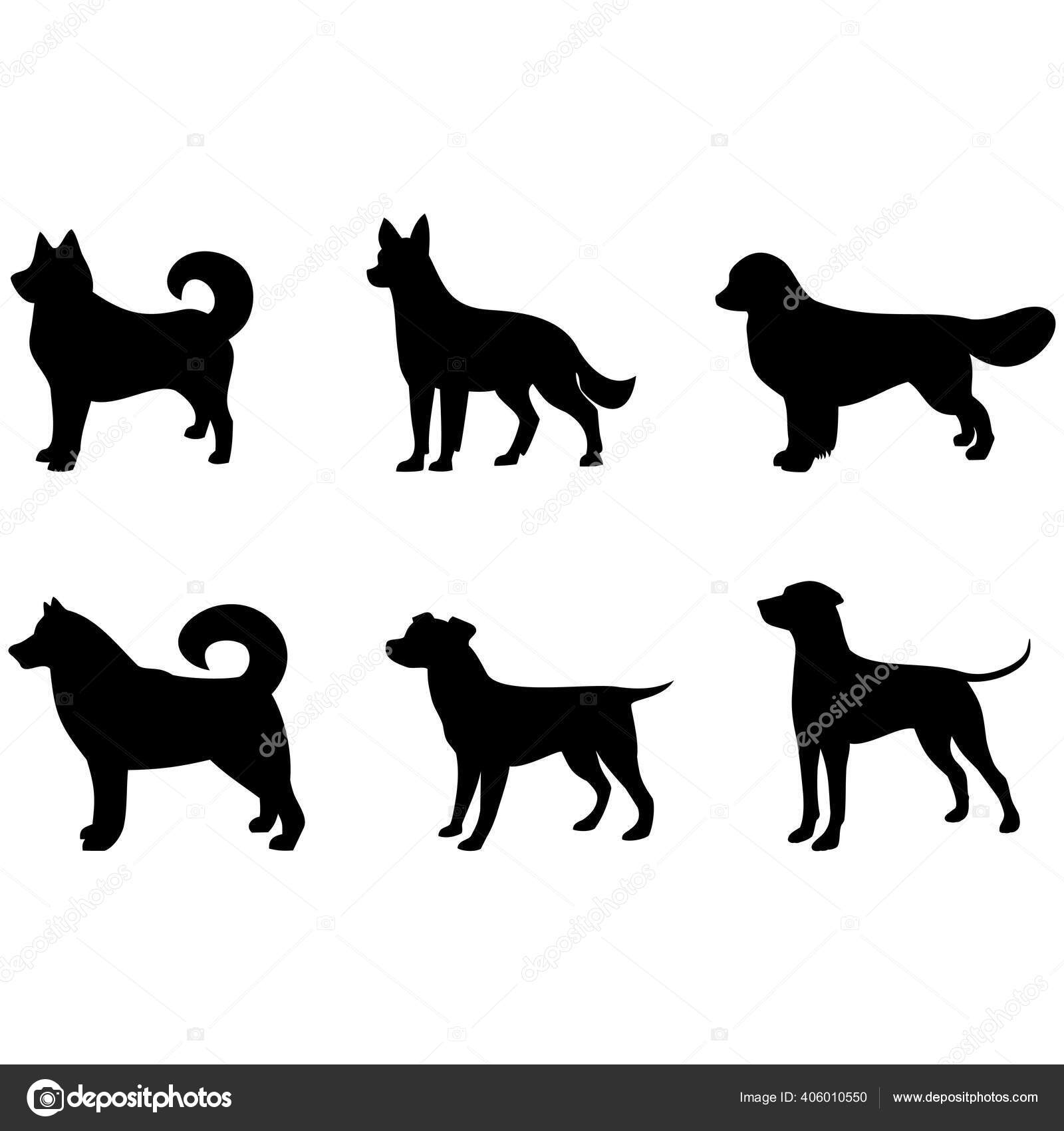 Perro Iconos Mascota Vector Ilustración Vector de stock #406010550 de ...