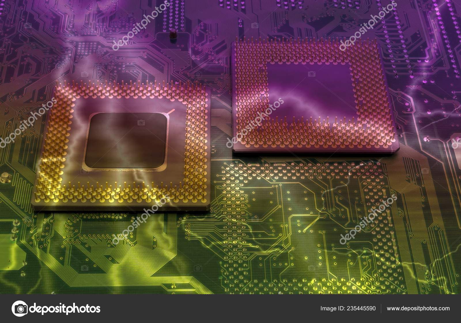 Close Cpu Processors — Stock Photo © vega_240 #235445590