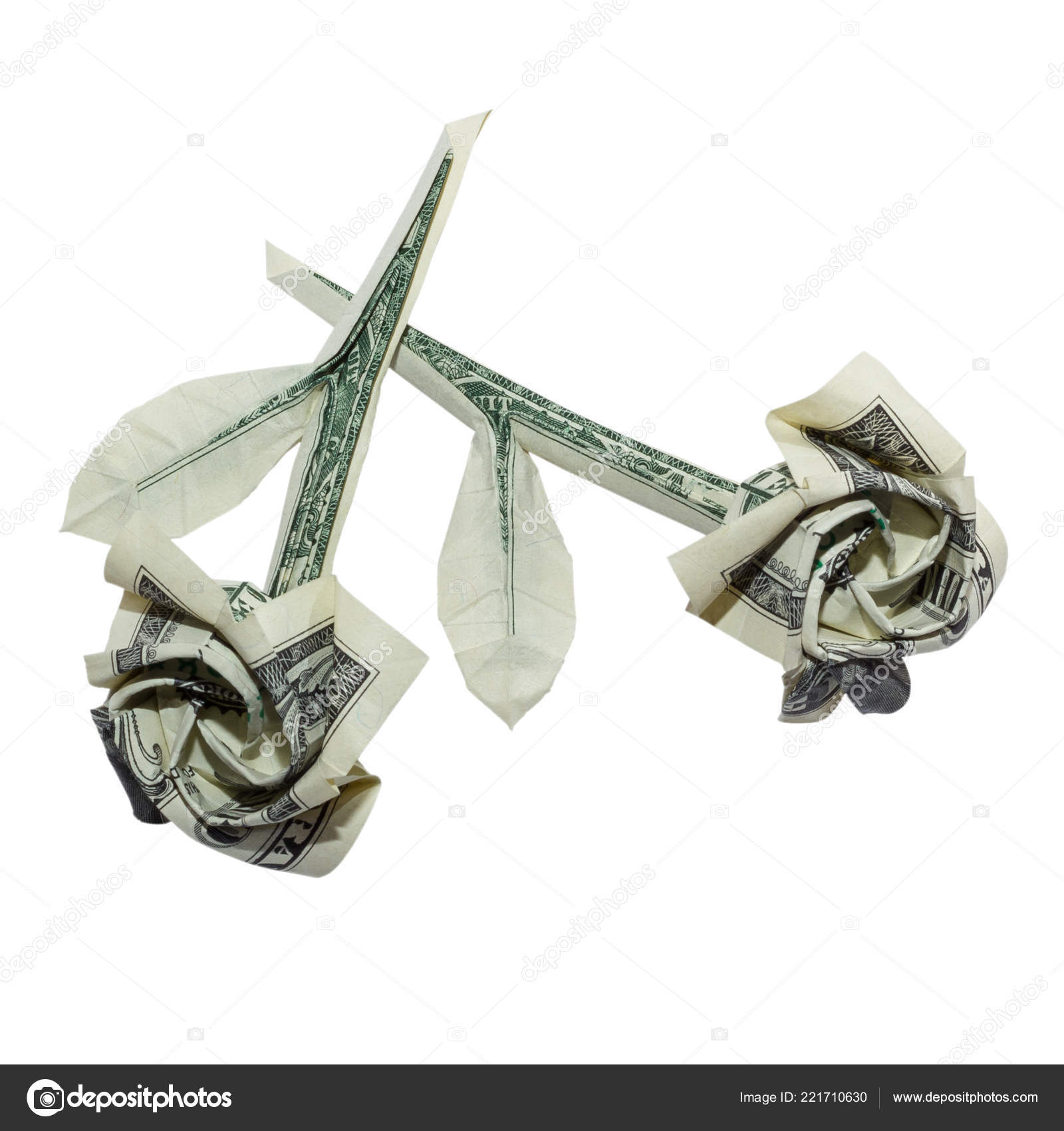 Money Rose Origami