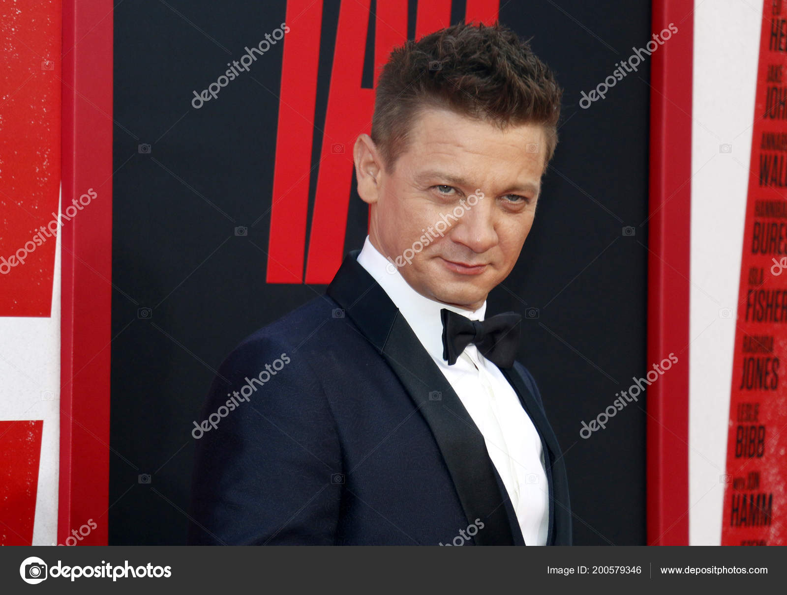 Actor Jeremy Renner Los Angeles Premiere 'Tag' Held Regency Village ...