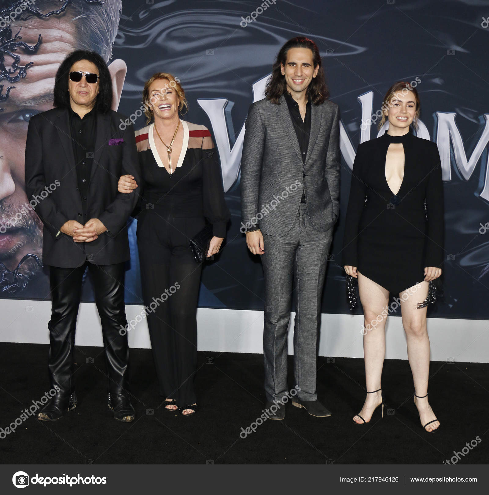 Gene Simmons Shannon Tweed Nick Simmons Sophie Simmons Los Angeles ...