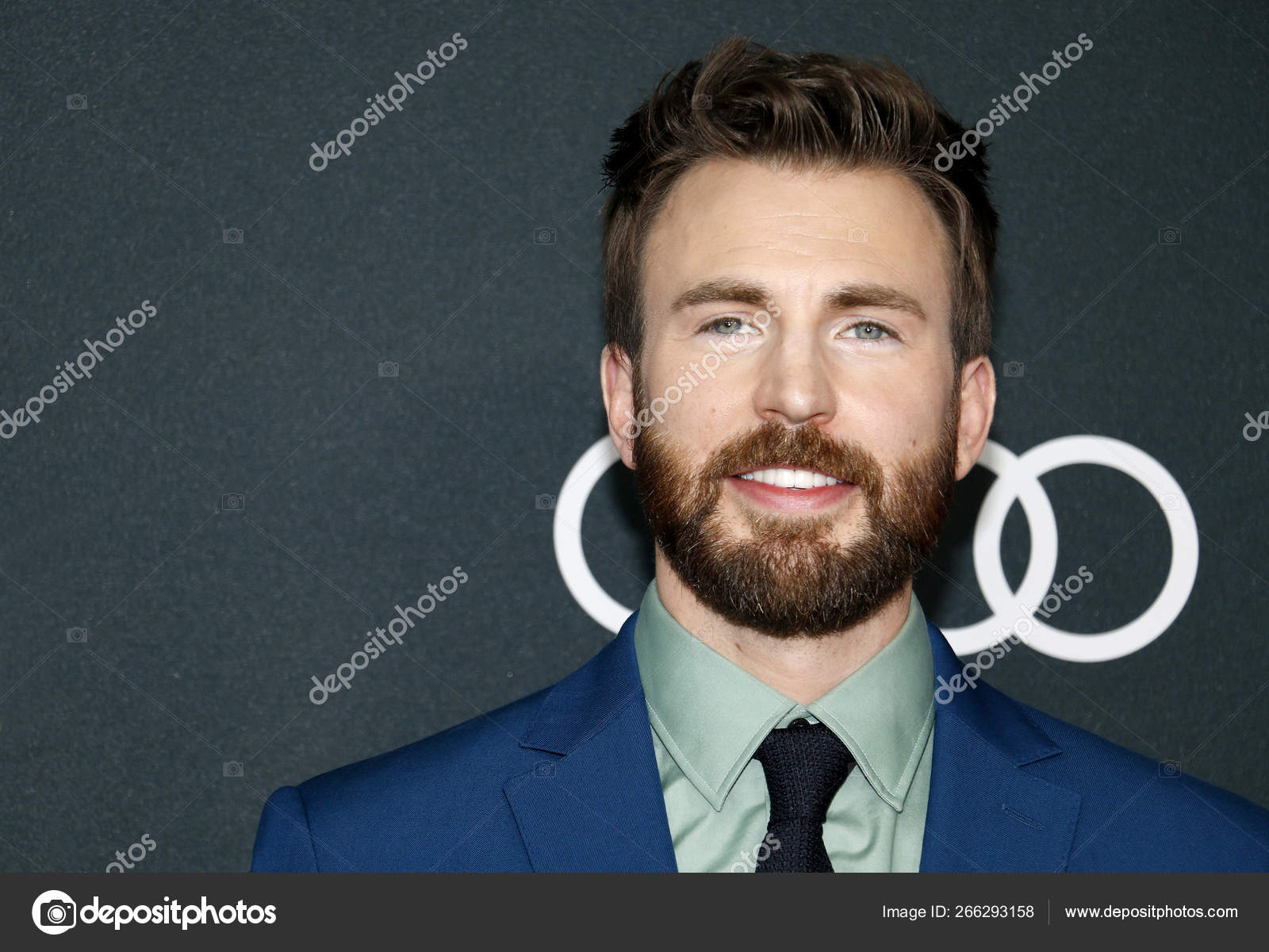Actor Chris Evans World Premiere 'Avengers Endgame' Held Convention Center — Stock Editorial ...