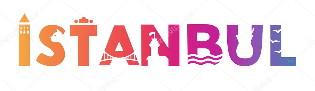 Istanbul logo, icon and symbol vector illustration Stock Vector Image ...