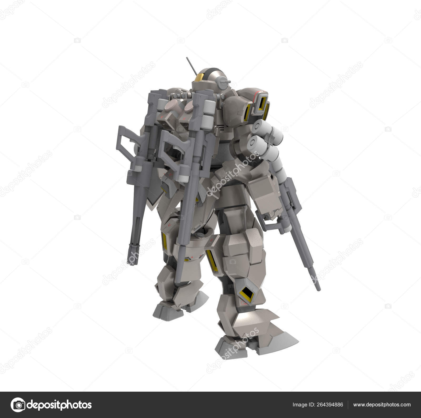 Rendering Mecha Created Using Blender Tool — Stock Photo ...