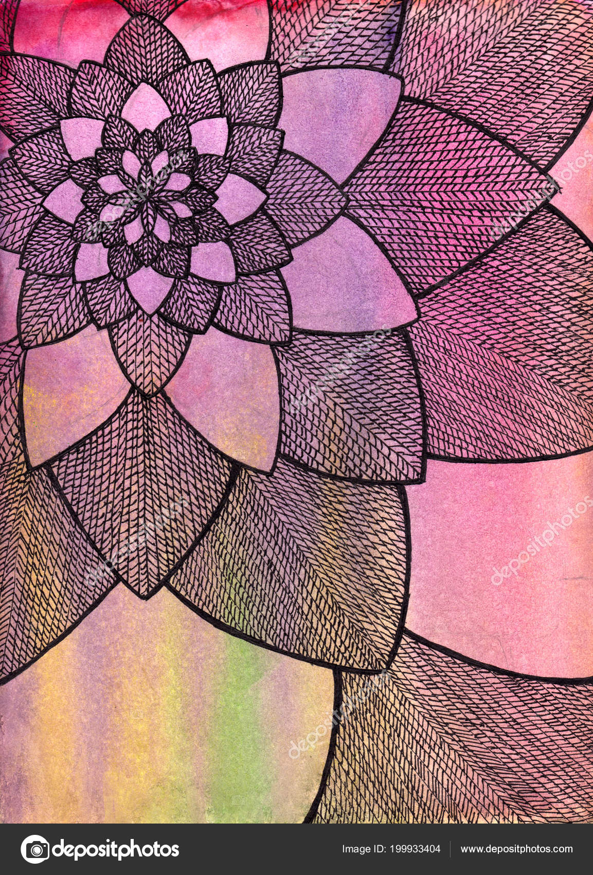 Abstract Design Pattern Drawing