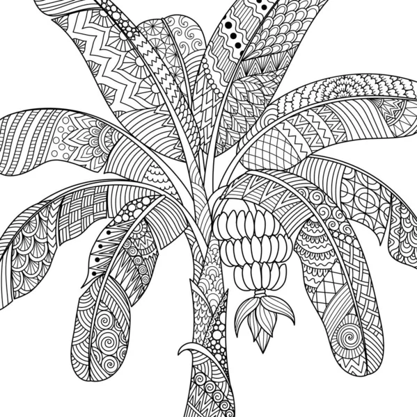 Tropical Tree Coloring Pages