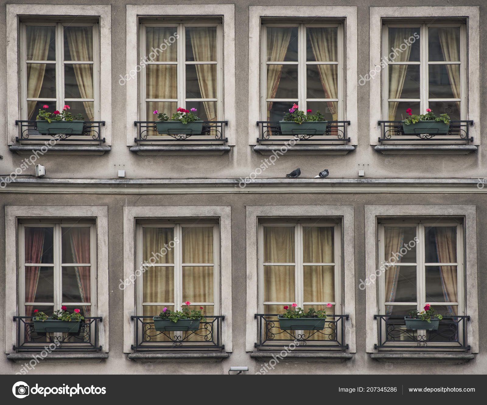 Beautiful Windows Paris Stock Photo by ©AGCreativeLab 207345286