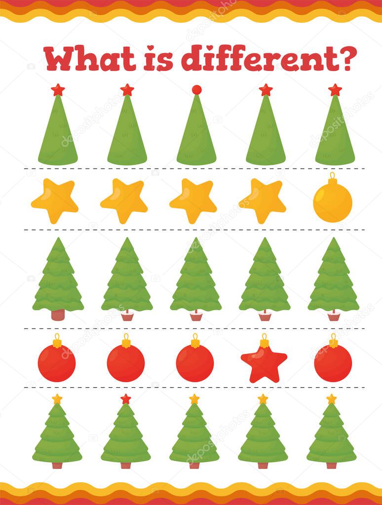 Juegos de educaci n para ni os peque os. Hoja de trabajo de Navidad preescolar o jard n de ...