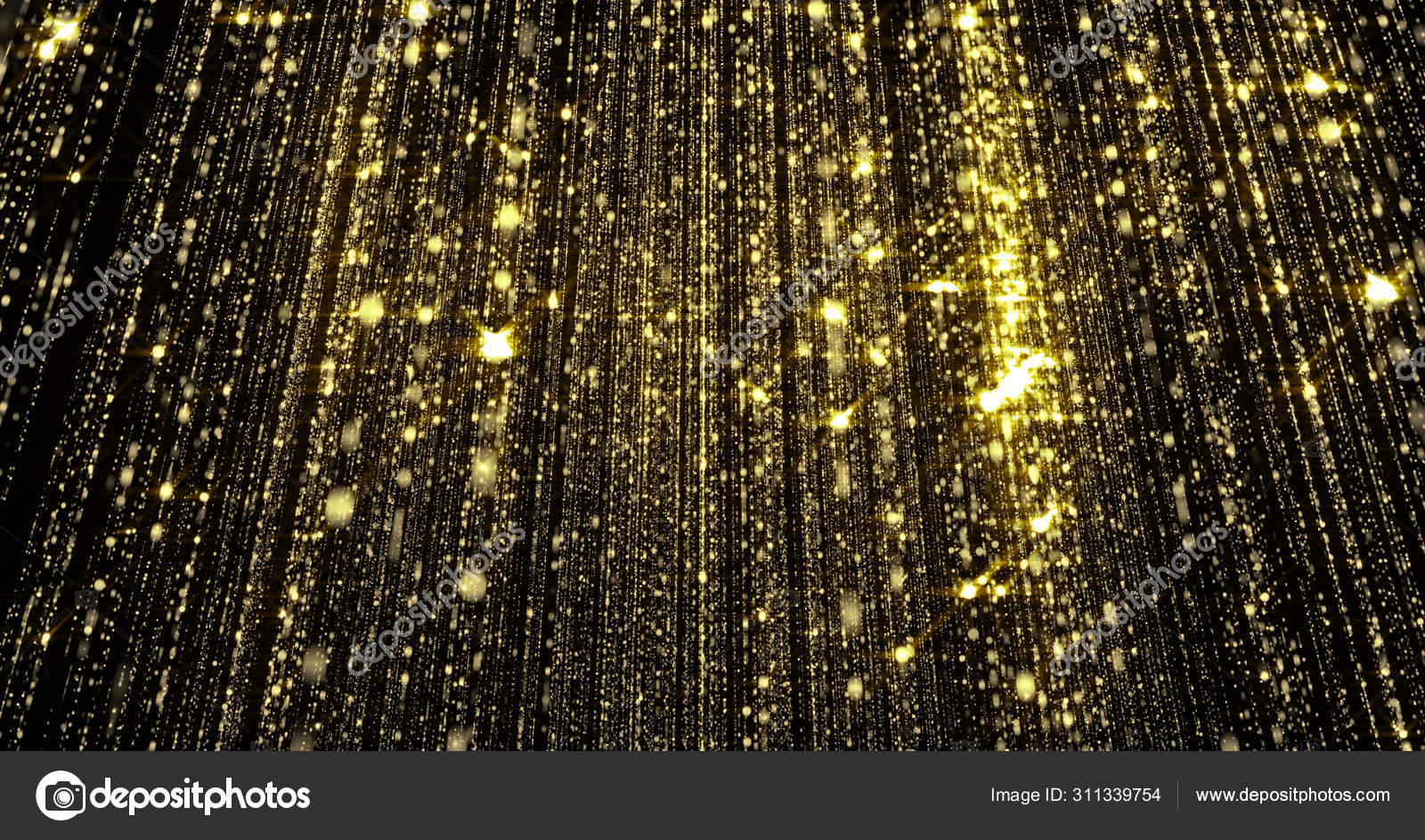Falling Glitter Background