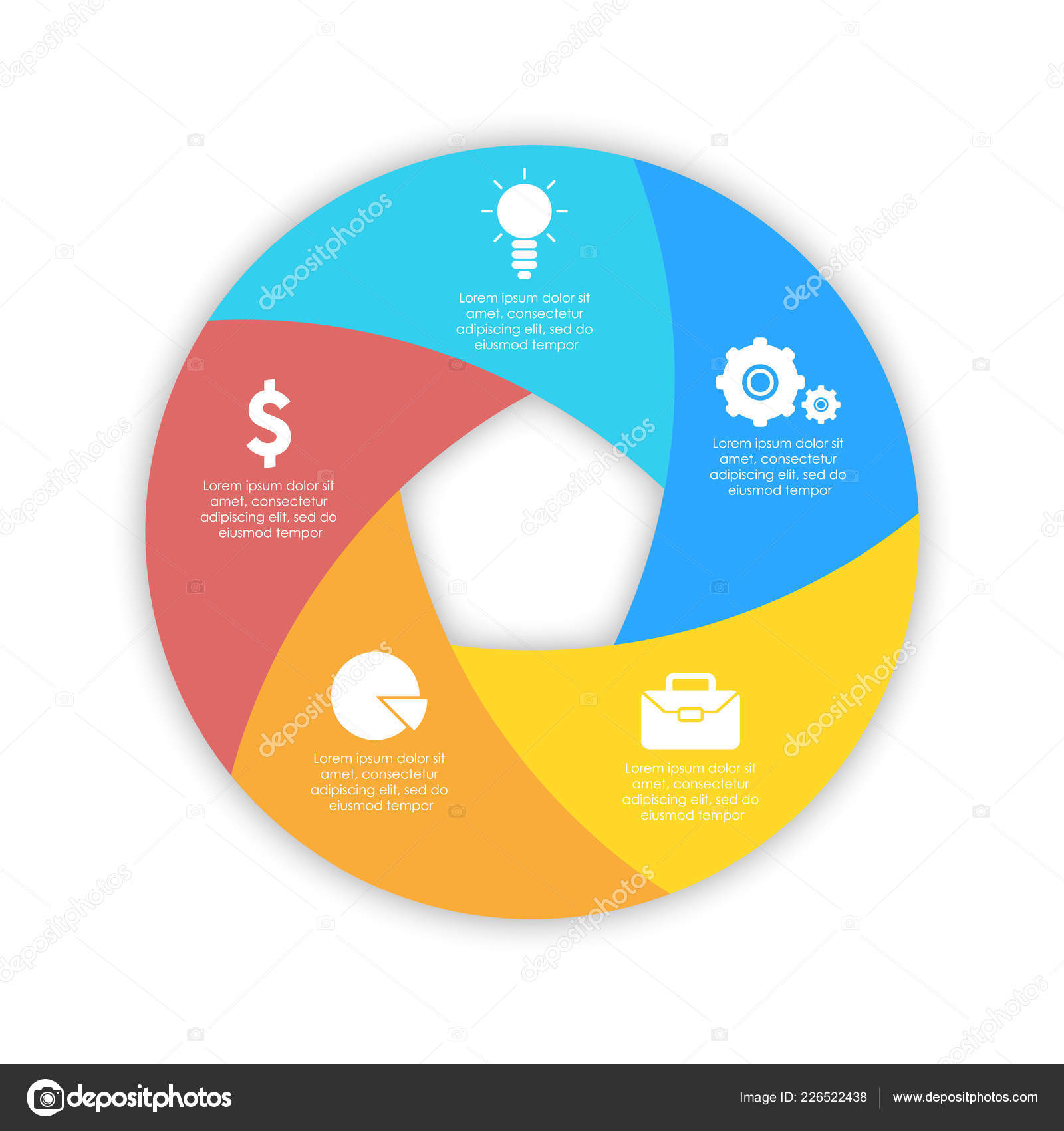 Modèle De Diagramme Circulaire Gratuit