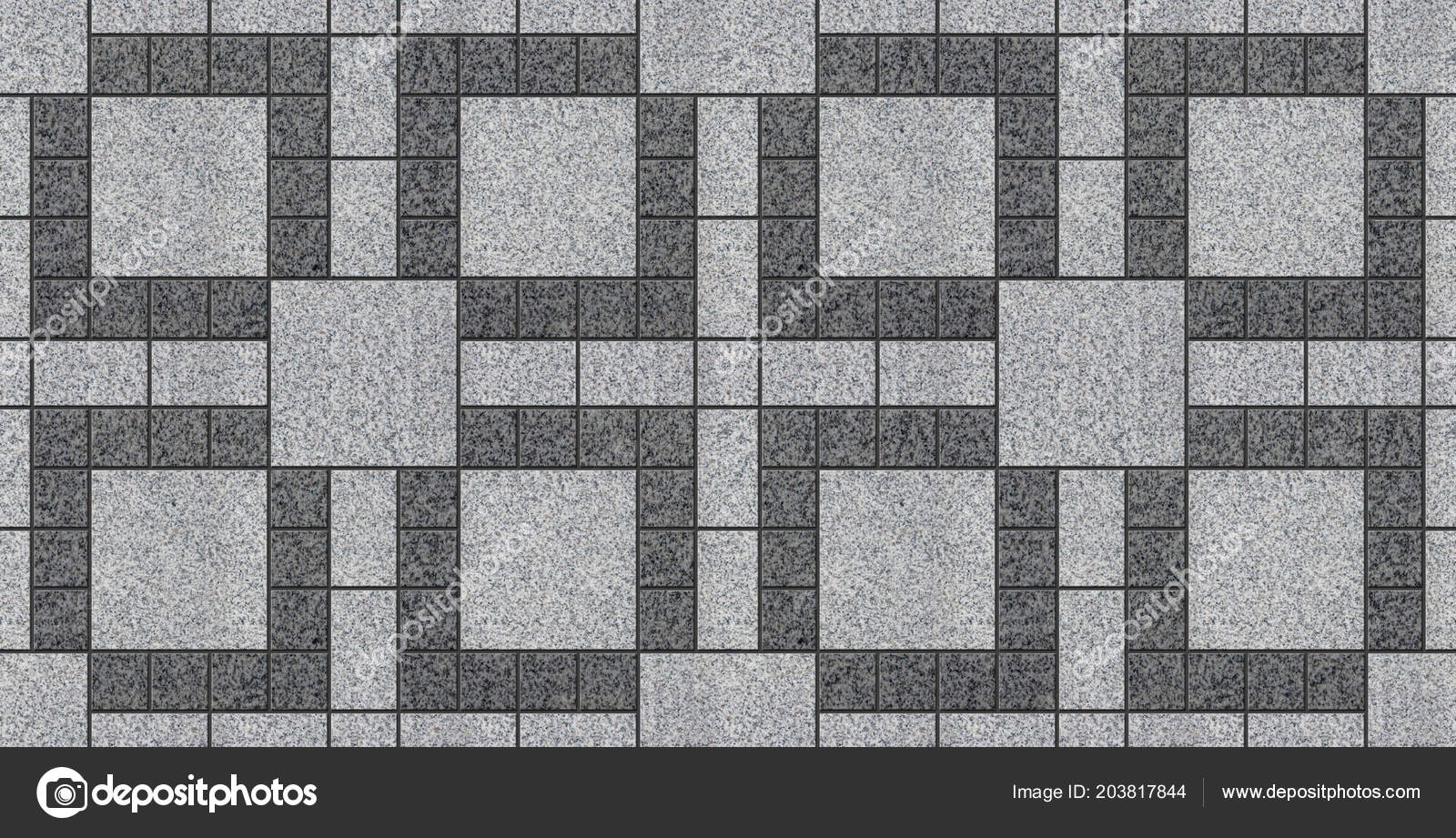Marble Patterned Paving Tiles Seamless Texture Map — Stock Photo ...