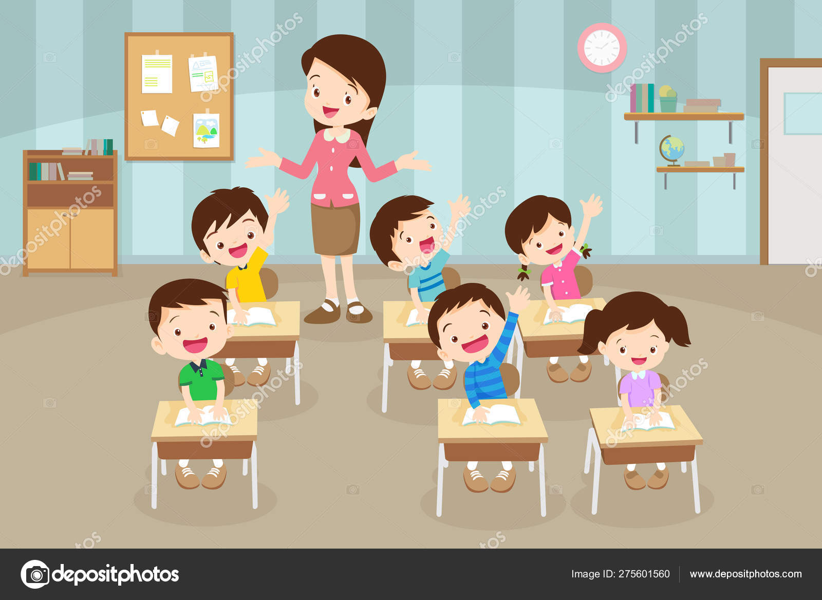 Child Raising Hand Clipart Free Kids Raising Hands Image | Download At