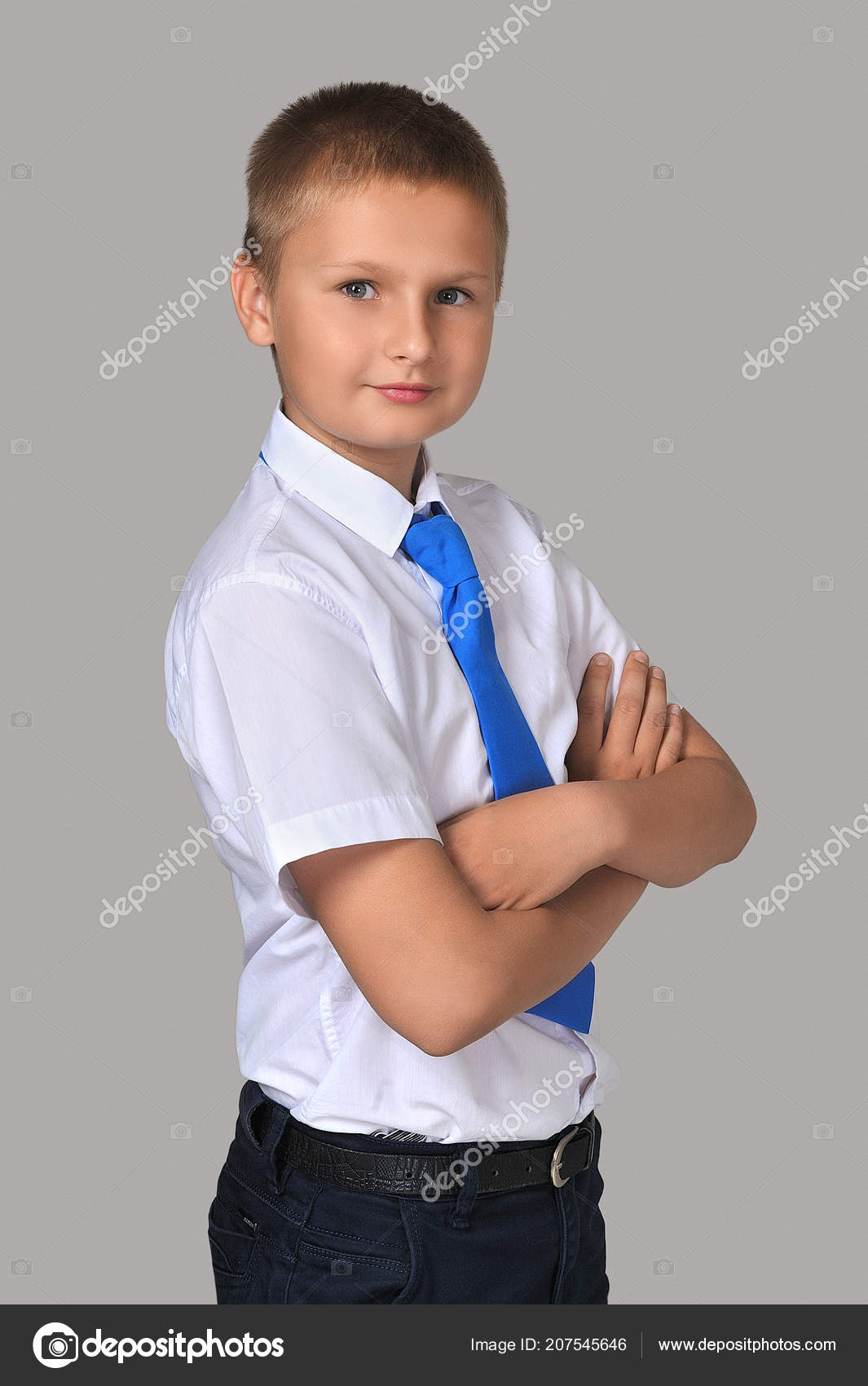 Portrait Pupil Boy Elementary Grades — Stock Photo © Anzheni #207545646