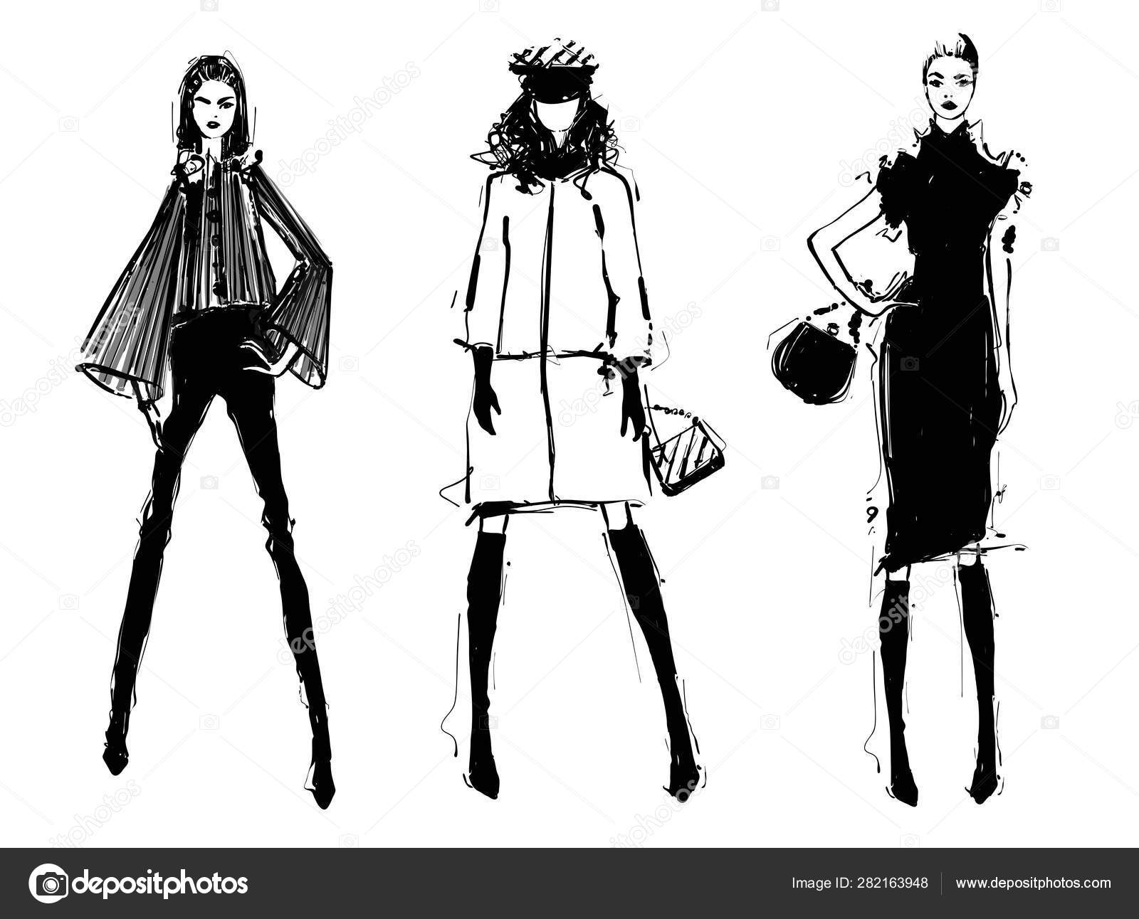 Runway Model Silhouette