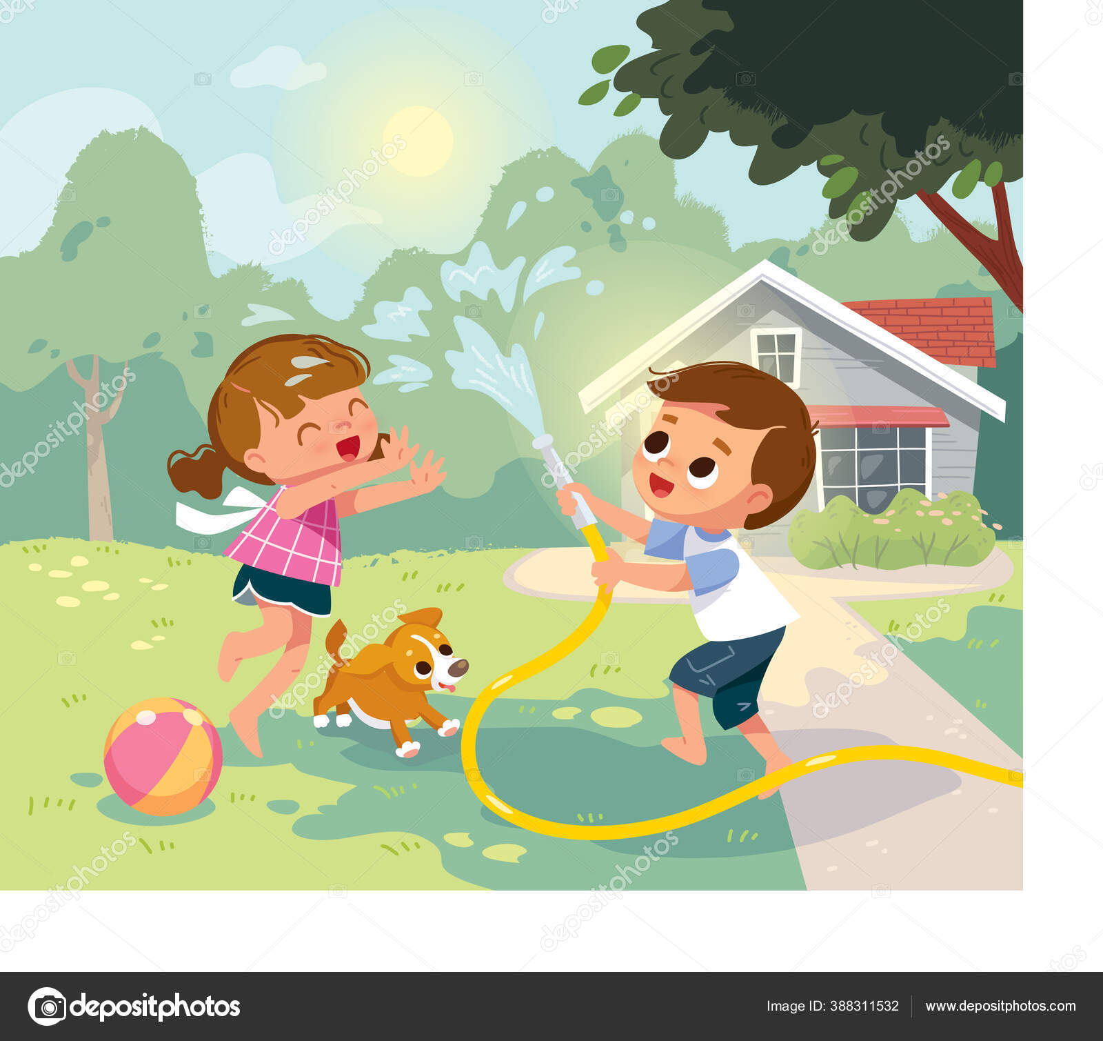 Barn Som Leker Ute Uteleker Og Uteleker For Barn. Kjøp I Dag På