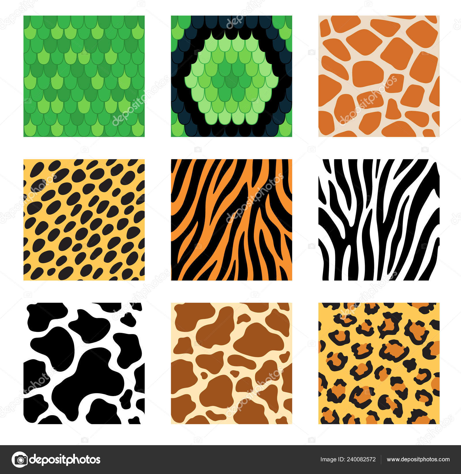 Animal Skin Patterns Seamless