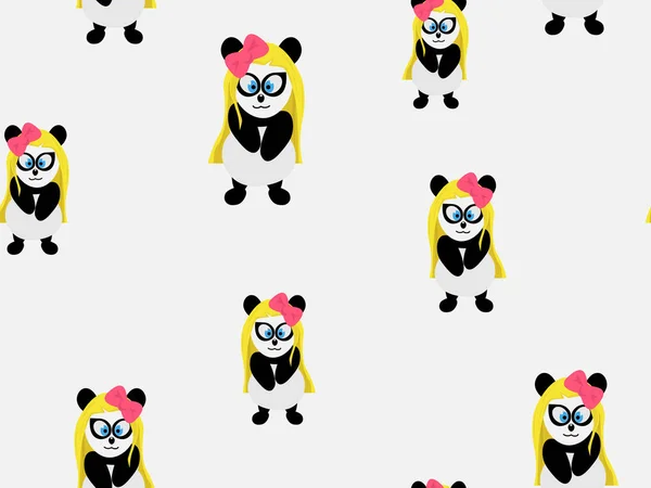 Sweet pink bow seamless vector pattern or background — Stock Vector ...