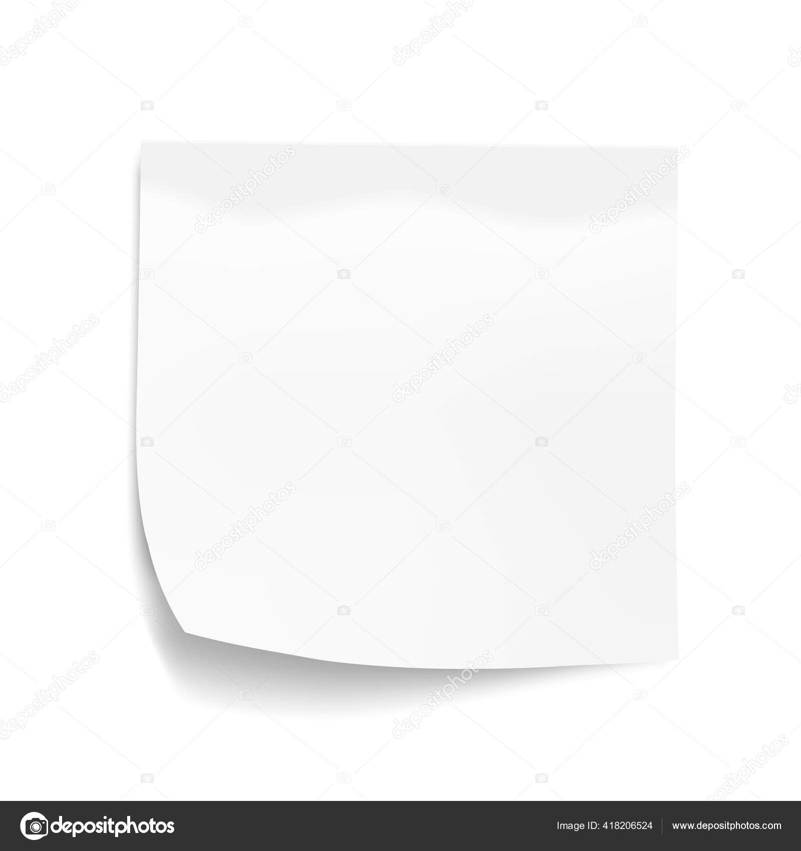 White Note Paper Png