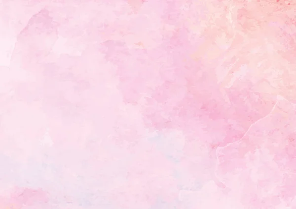 Soft yellow and pink watercolor paper background — Stock Vector ...