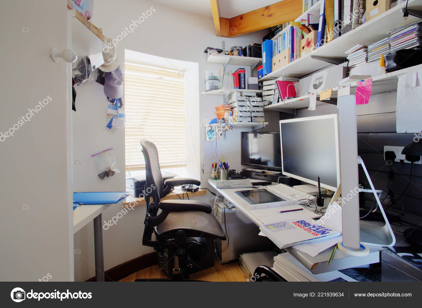 Messy Desk Background