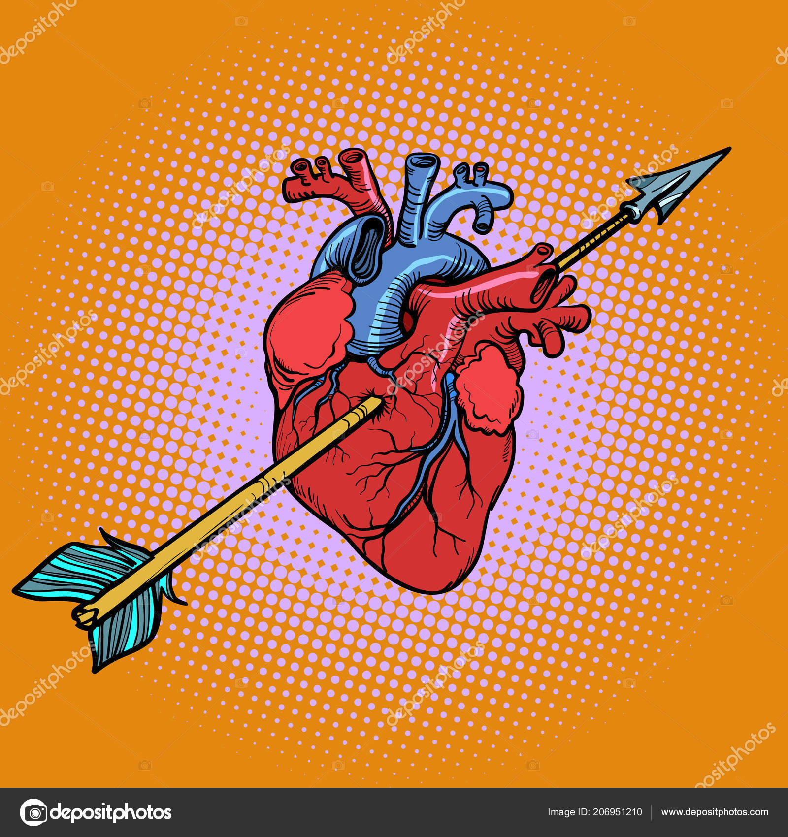 Tegninger Av Ekte Hjerter Hjerteinfarkt