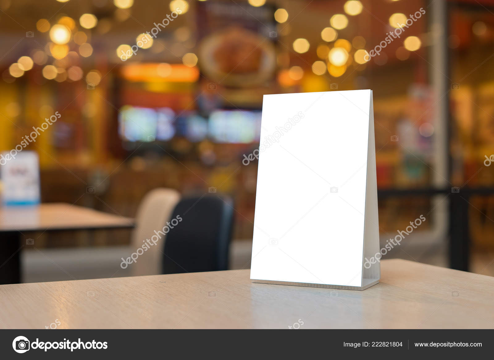 Mock Menu Frame Table Restaurant Stock Photo by ©ak12m@hotmail.com ...