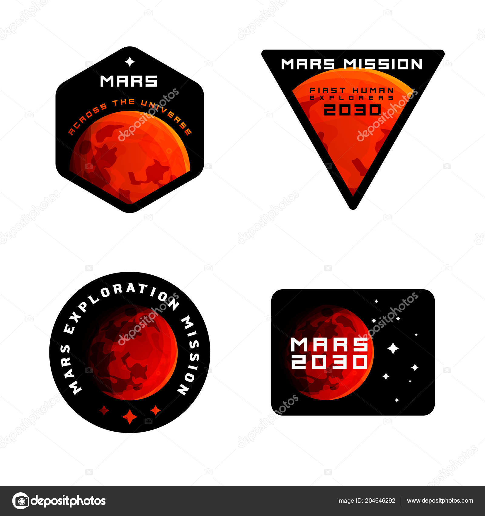 Mission To Mars Logos