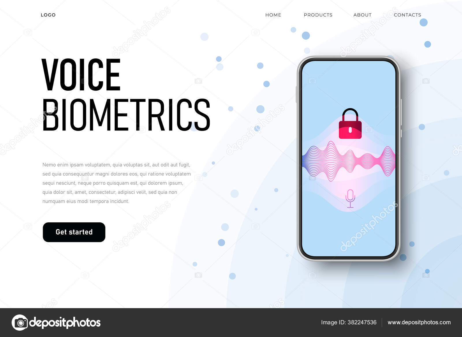 Voice biometric access authentication for personal identity recognition ...