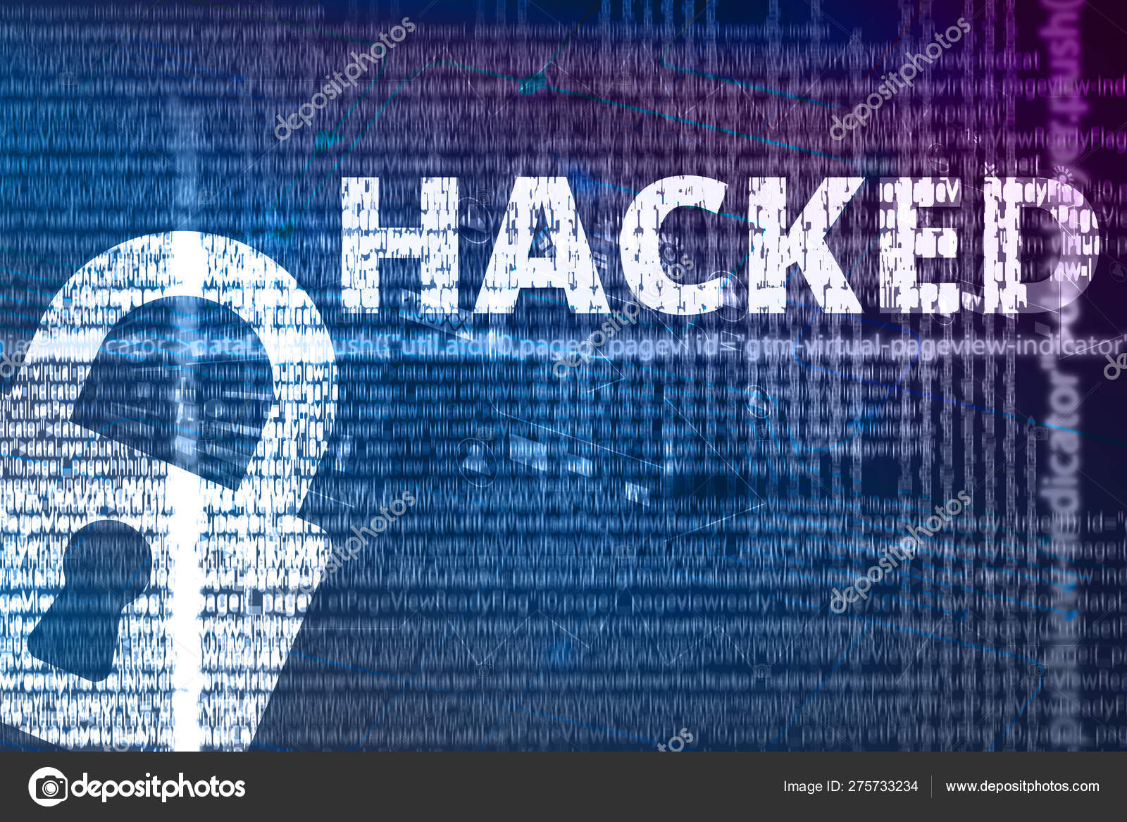 Hacking, internet cyber security background, hacking concept Stock ...