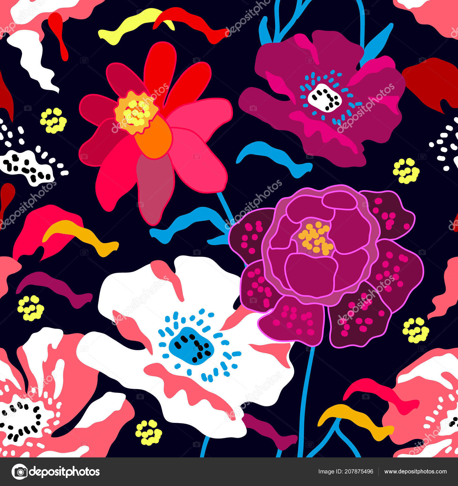 Spanish Floral Pattern