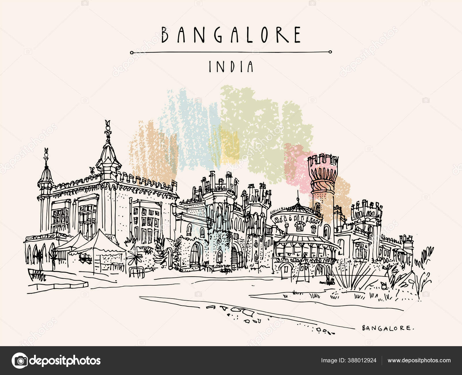 Bangalore Bengaluru Karnataka India Beautiful Bangalore Palace Travel ...