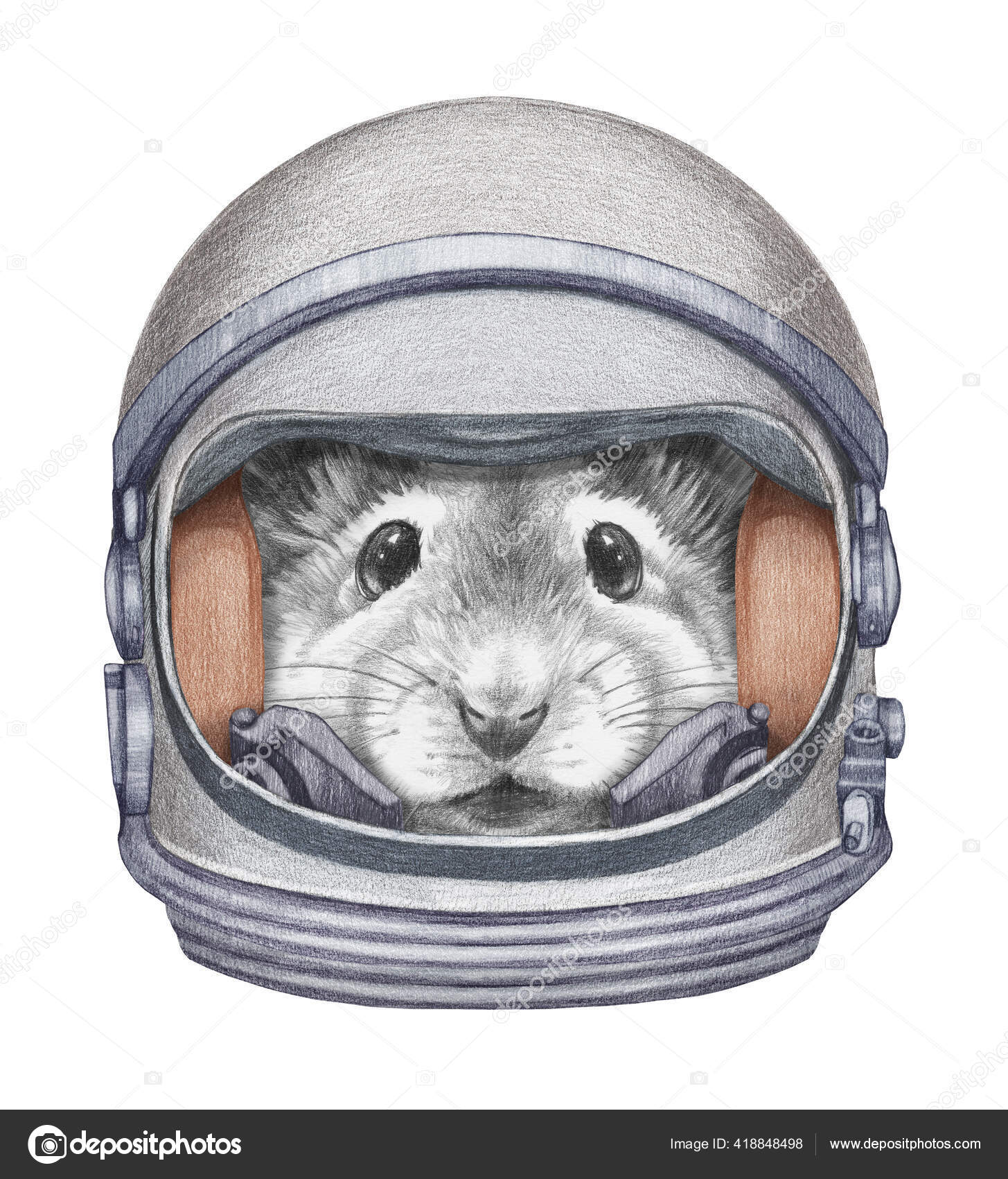 Cute Hamster Astronauts