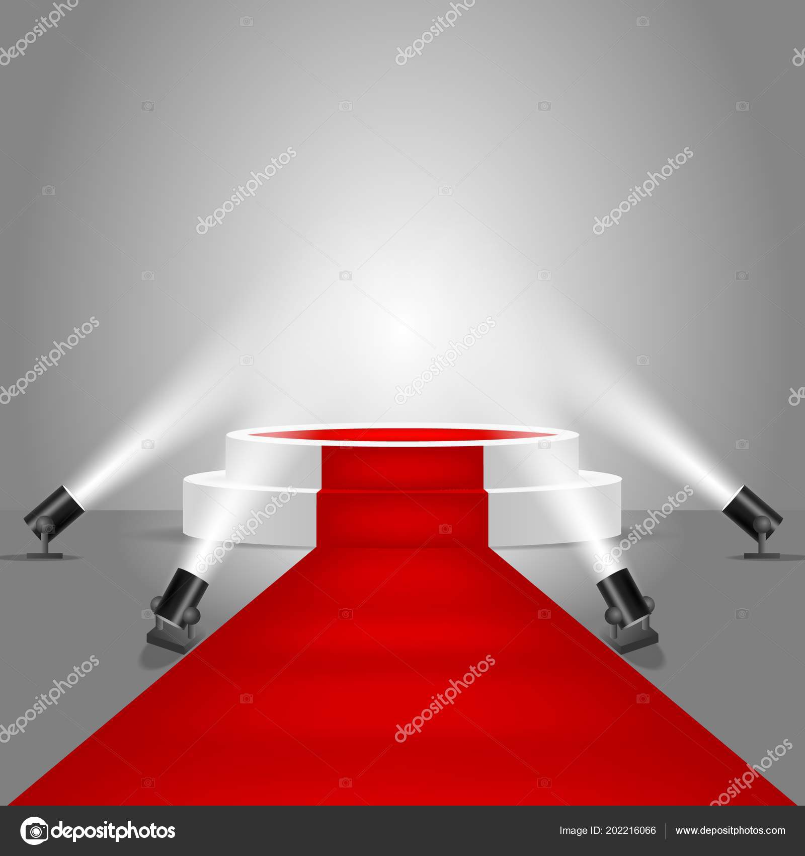 Ground Spotlight Vector