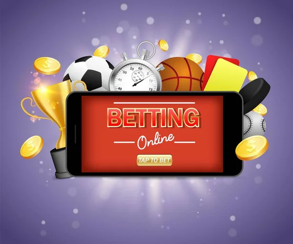 Winner sports betting vector poster banner design template Stock Vector ...