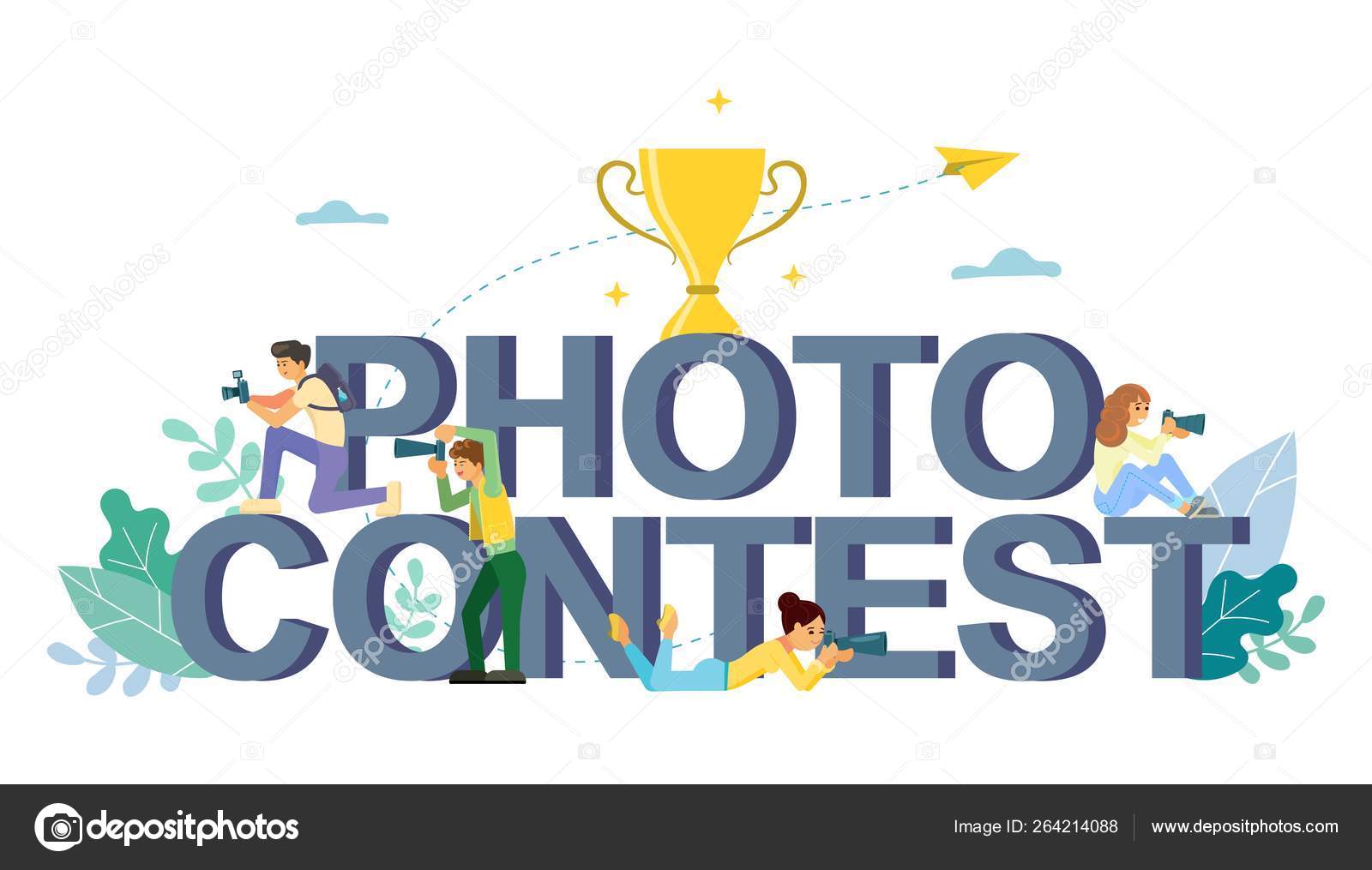 Photo contest vector flat style design illustration Stock Vector Image ...