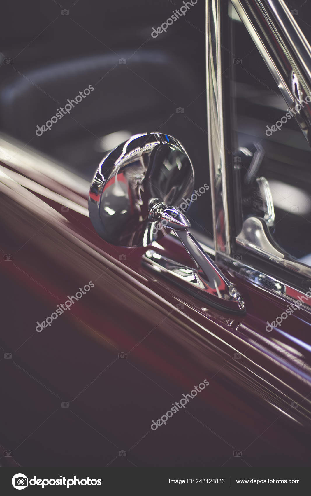 Ford Mustang US Muscle Car Vintage Oldtimer Stock Photo by ...