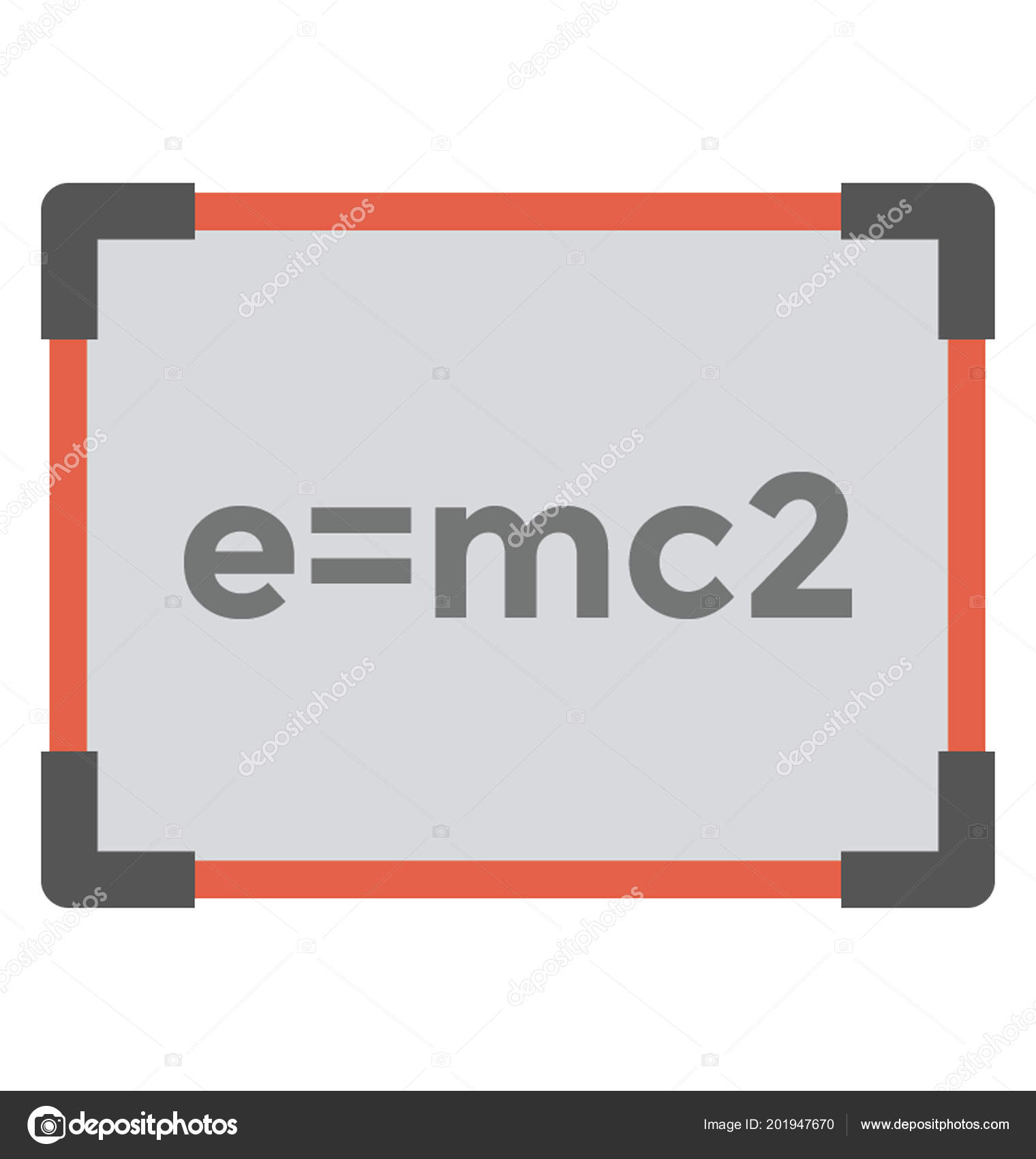 Mass Energy Equivalence Relativity Theory Stock Vector by ...