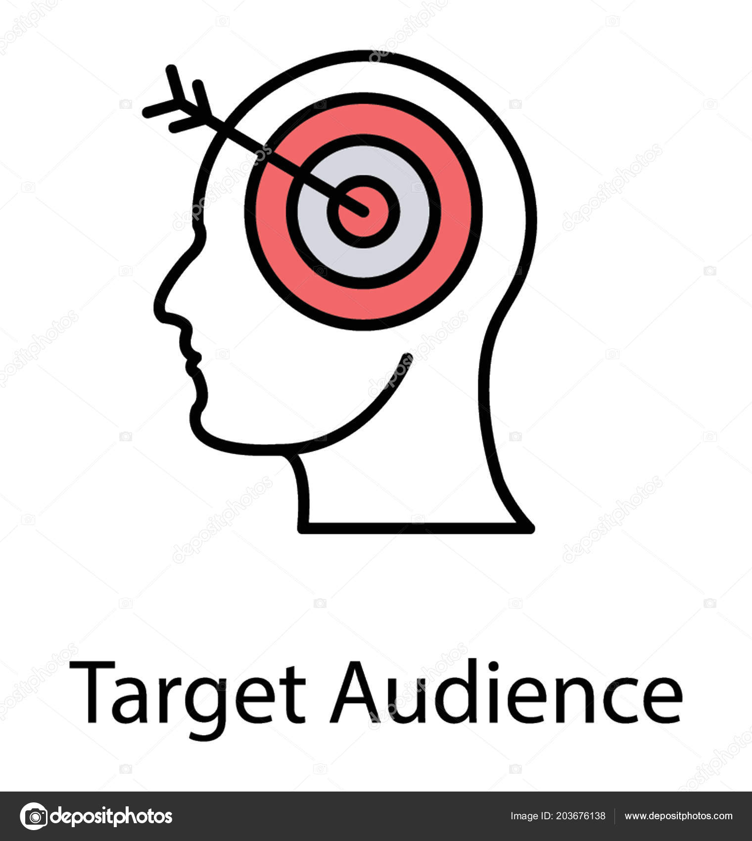 Target Audience Intended Audience Readership Stock Vector Image by ...
