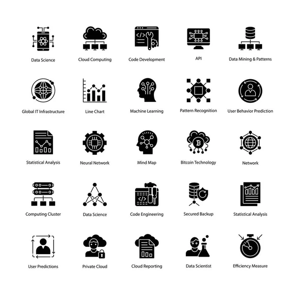Data Science Vector Icons 2 — Stock Vector © vectorsmarket #113620158 Data Science Vector Icons 2 — Stock Vector © vectorsmarket #113620158