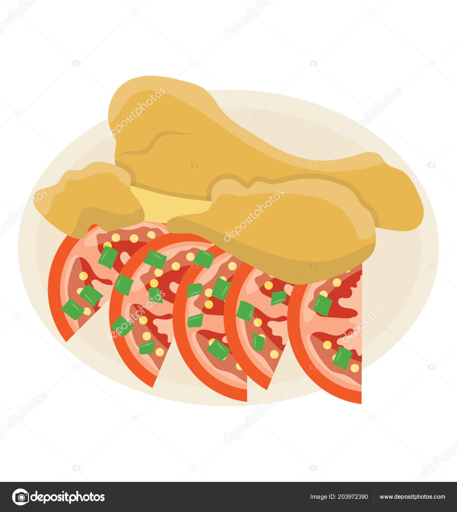 Crispy Crunchy Fast Food Item Here Grip Icon Chicken Drumsticks Stock ...