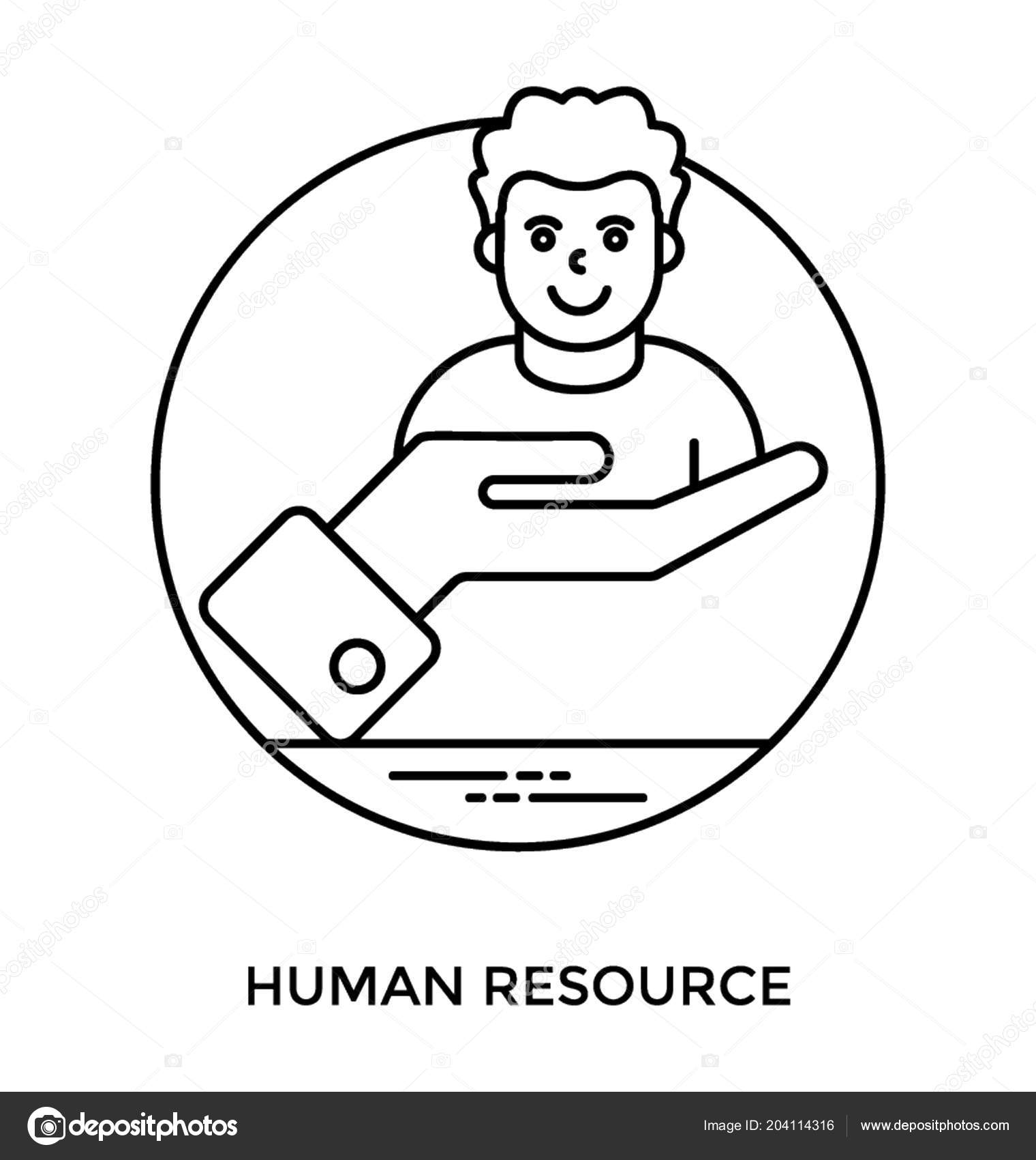 Service Hand Holding Human Avatar Pleasant Expressions Creating Human ...